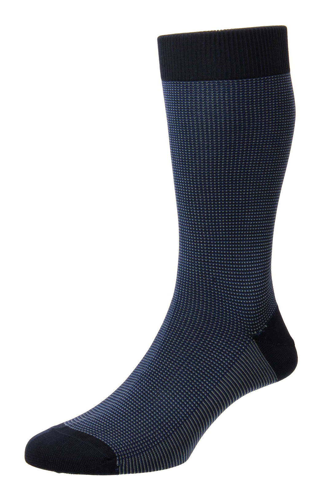 Navy Birdseye Tewkesbury Fil d'Ecosse Socks – Sydney's